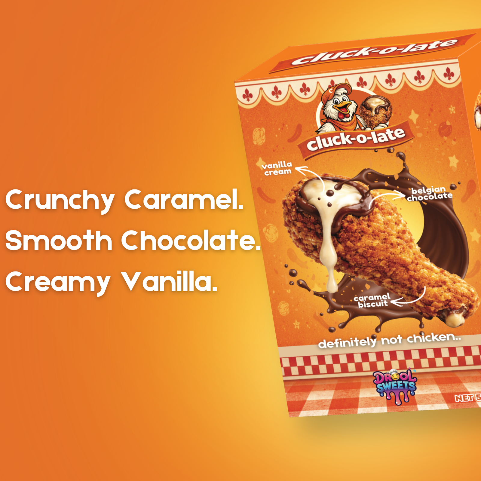 Cluck-o-late 50g | Viral Chicken-Shaped Chocolate | Drool Sweets – SV ...